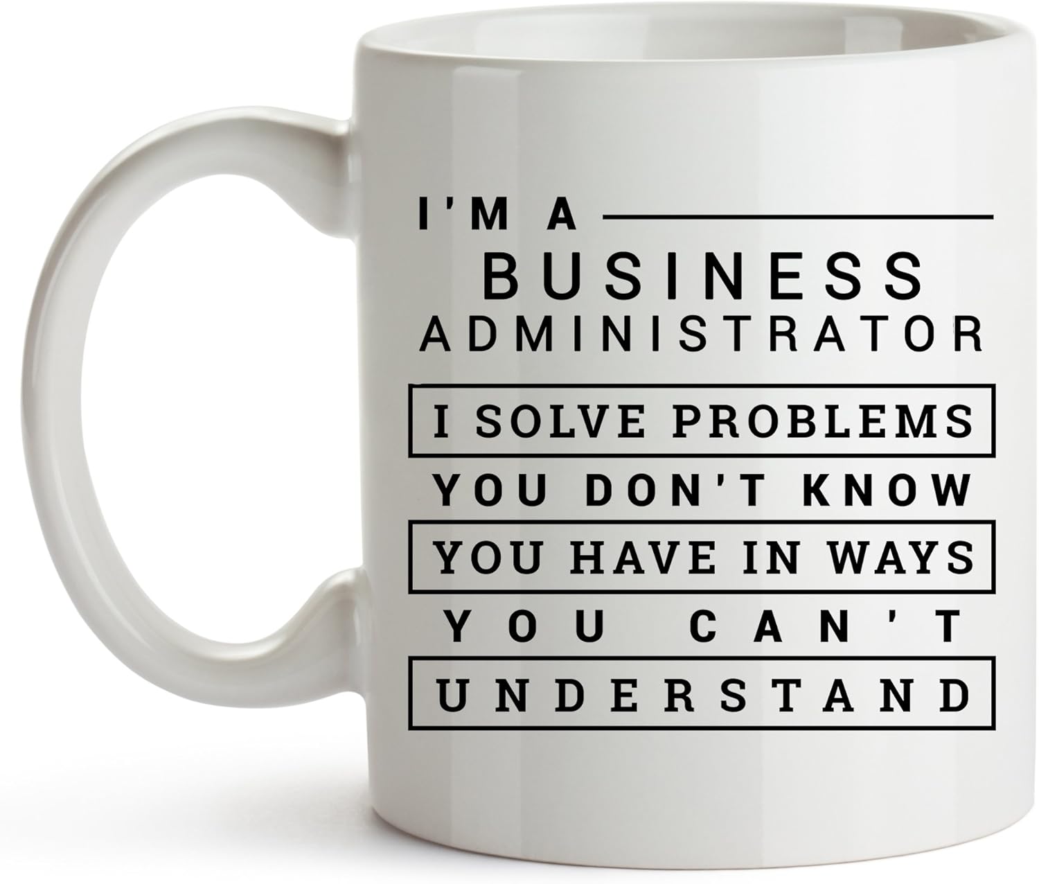 Amazon.com: YouNique Designs Business Administrator Mug, 11 Ounces ...