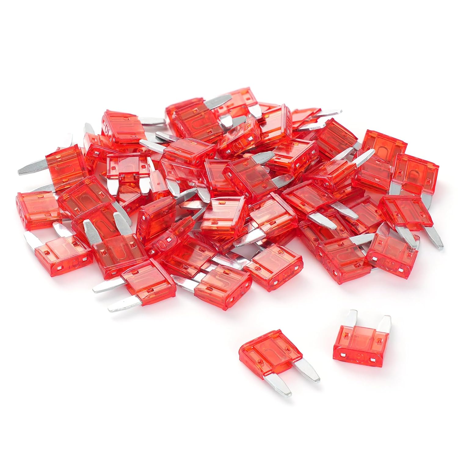Amazon.com: (60Pcs) 10 Amp Mini Car Fuses, 10A Automotive Fuses ...