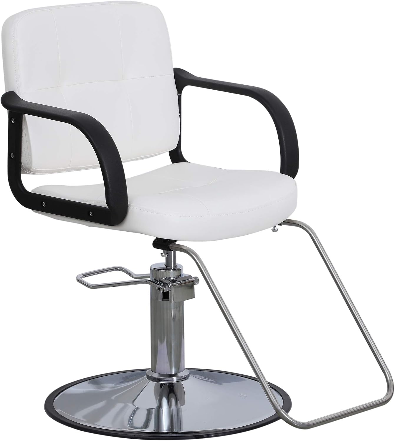 Amazon.com: BarberPub Classic Hydraulic Leathern Barber Chair Salon ...