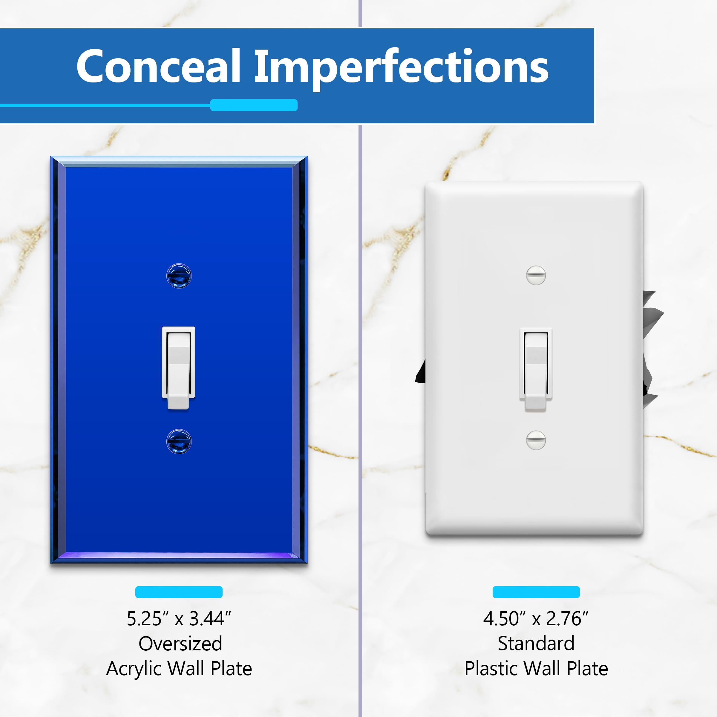 Mirrored Switch And Switch Plate Amerelle Home Electrical Wall Plates