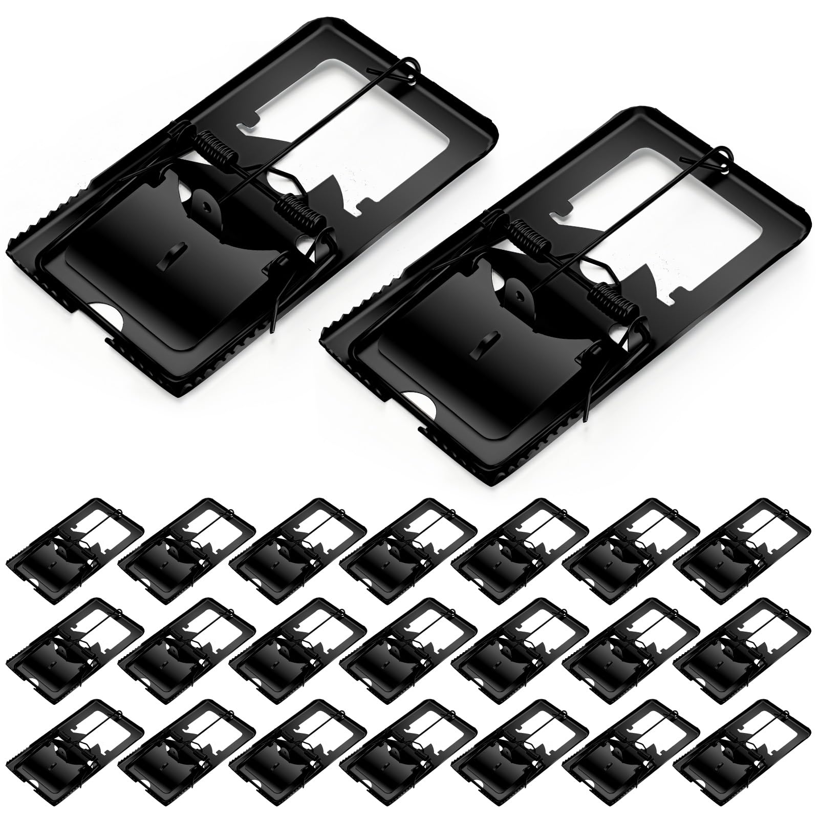 Amazon.com : 24 Pcs Classic Metal Rat Traps Reusable Rat Trap Humane ...