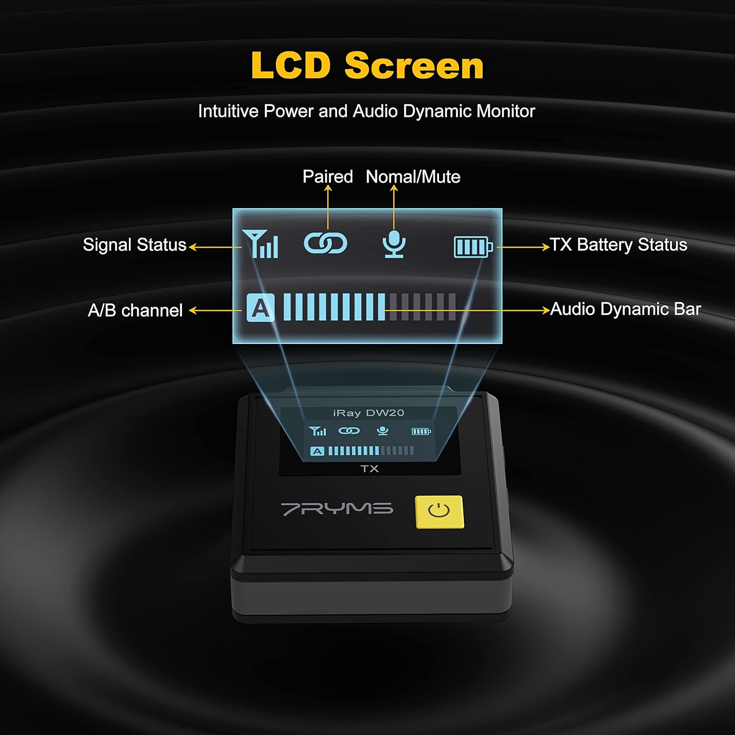 7RYMS iRay DW20 Wireless Lavalier Microphone with Nepal | Ubuy