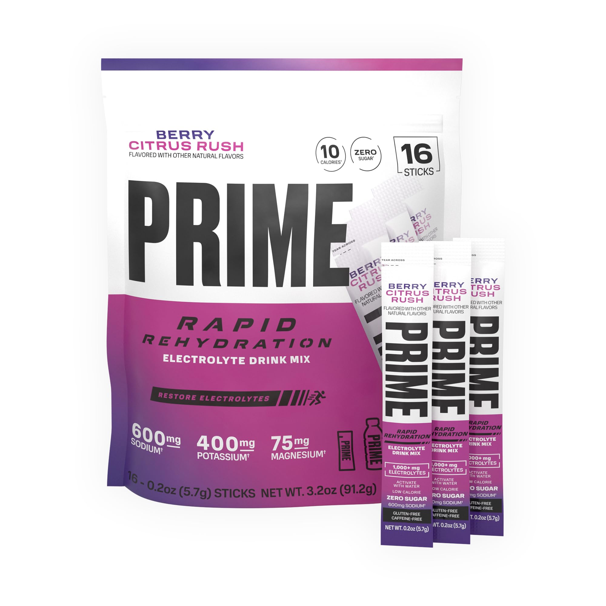 Snapklik.com : Rapid Rehydration Electrolyte Powder Sticks, Berry ...