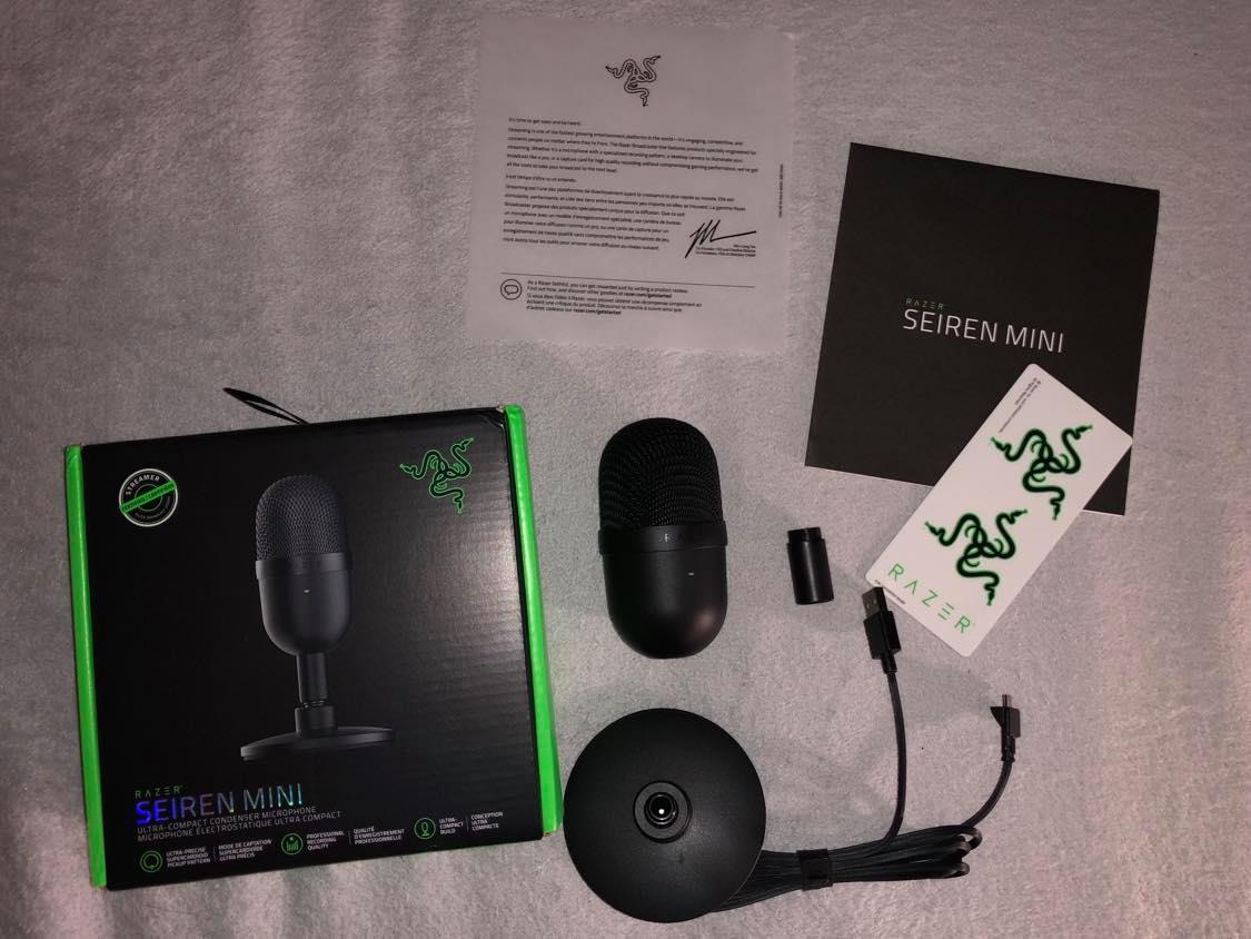 Razer Seiren Mini USB Streaming Microphone: Precise Supercardioid ...