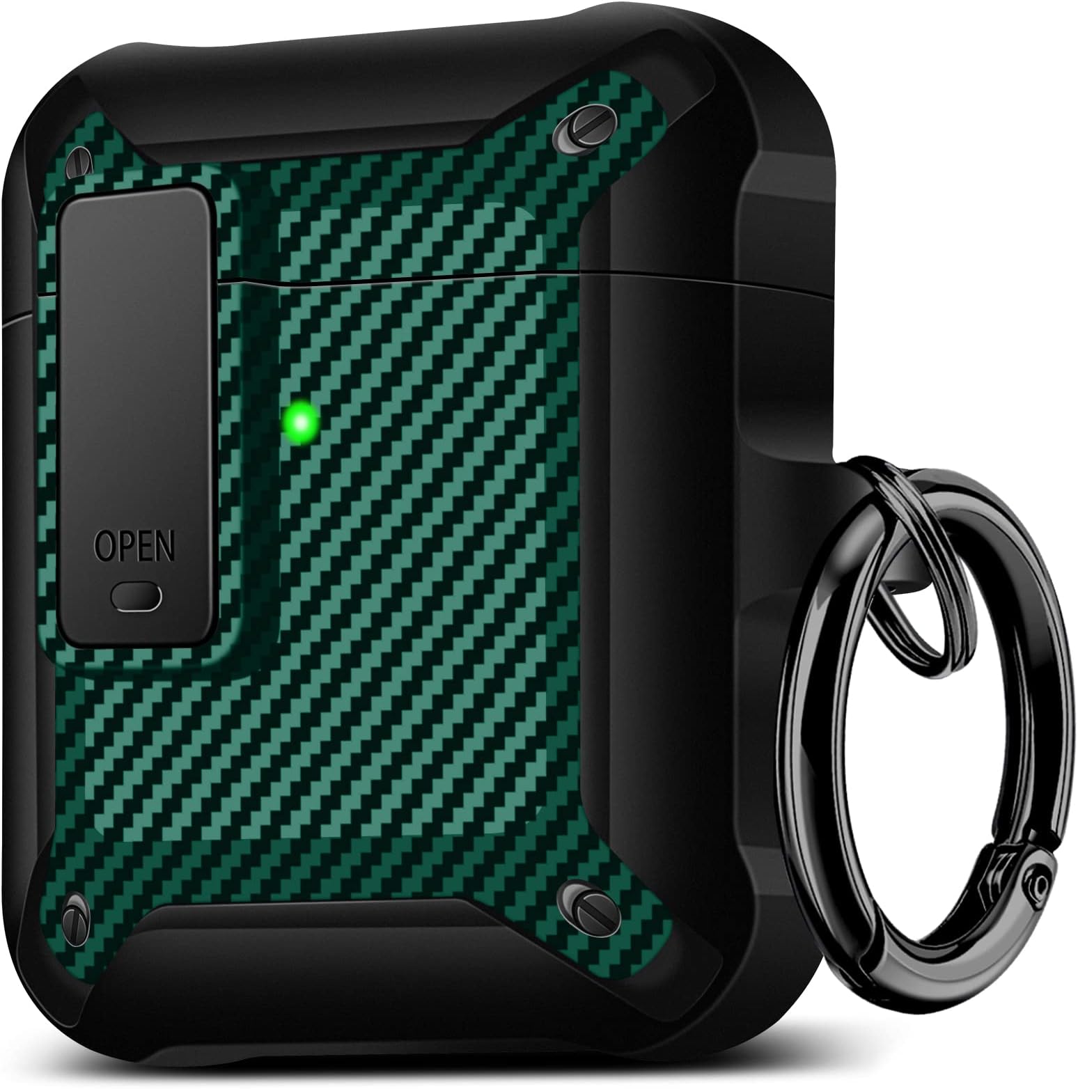 Amazon.com: Wonjury Upgraded Armor Secure Lock Airpod Case for Men Lock ...