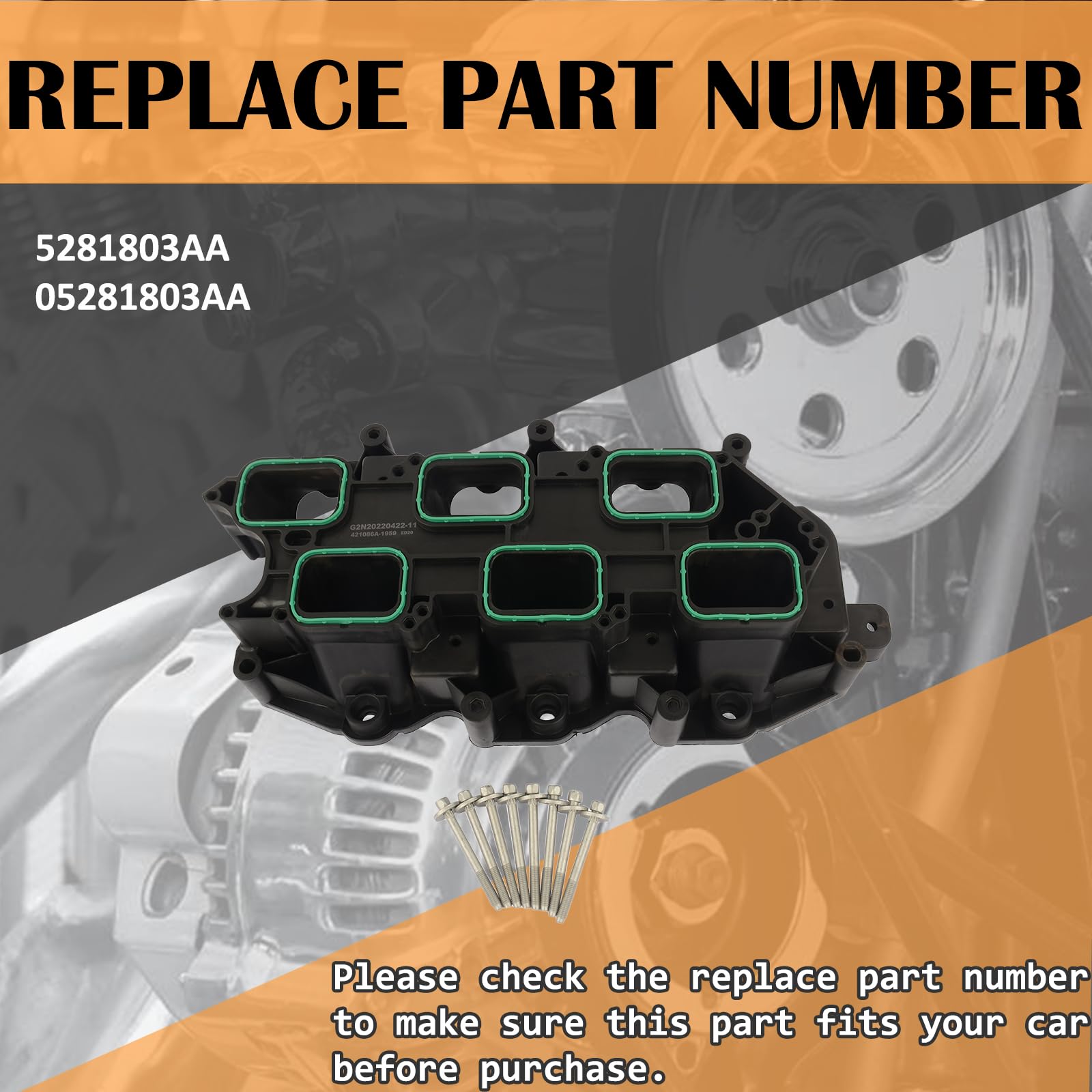 Snapklik.com : 5281803AA Intake Manifold Assembly Fits For Grand ...