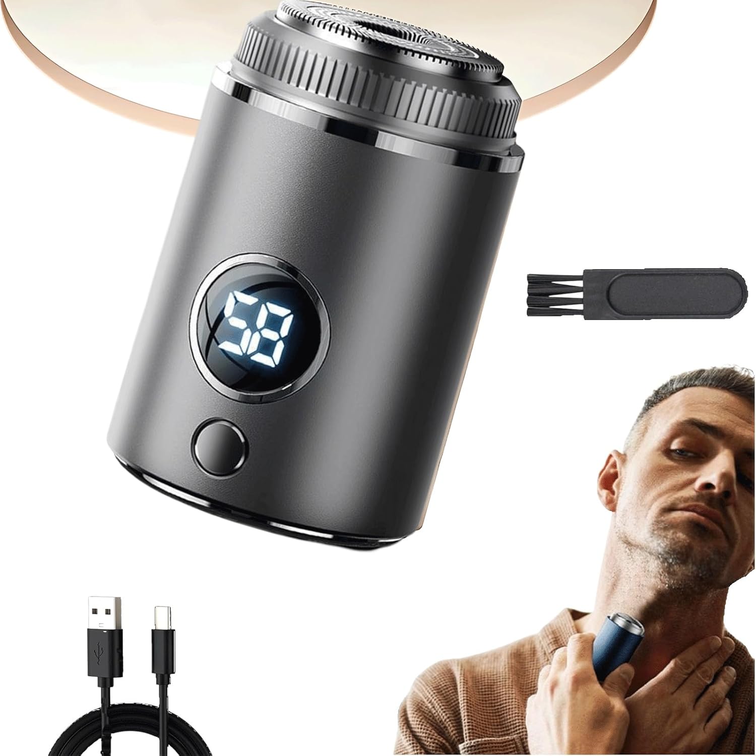 Amazon.com: Sopami Mini Electric Shaver, Mini Portable Electric Shaver ...