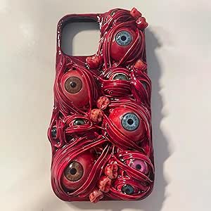 Amazon.com: TRADAY Scary Horror Phone Case Compatible with iPhone 16 ...