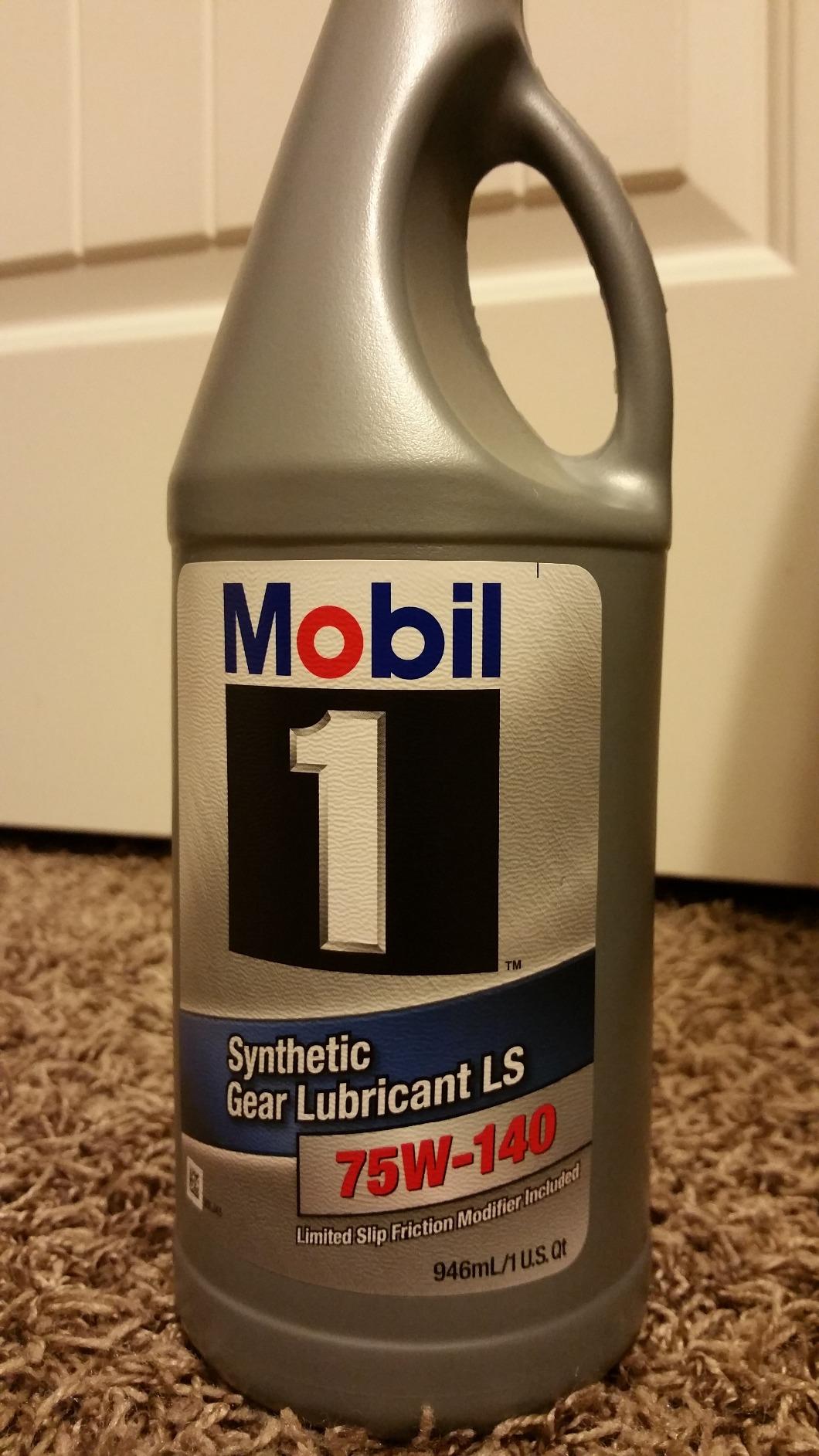Amazon.com: Mobil 1 102490 75W-140 Synthetic Gear Lube - 1 Quart ...