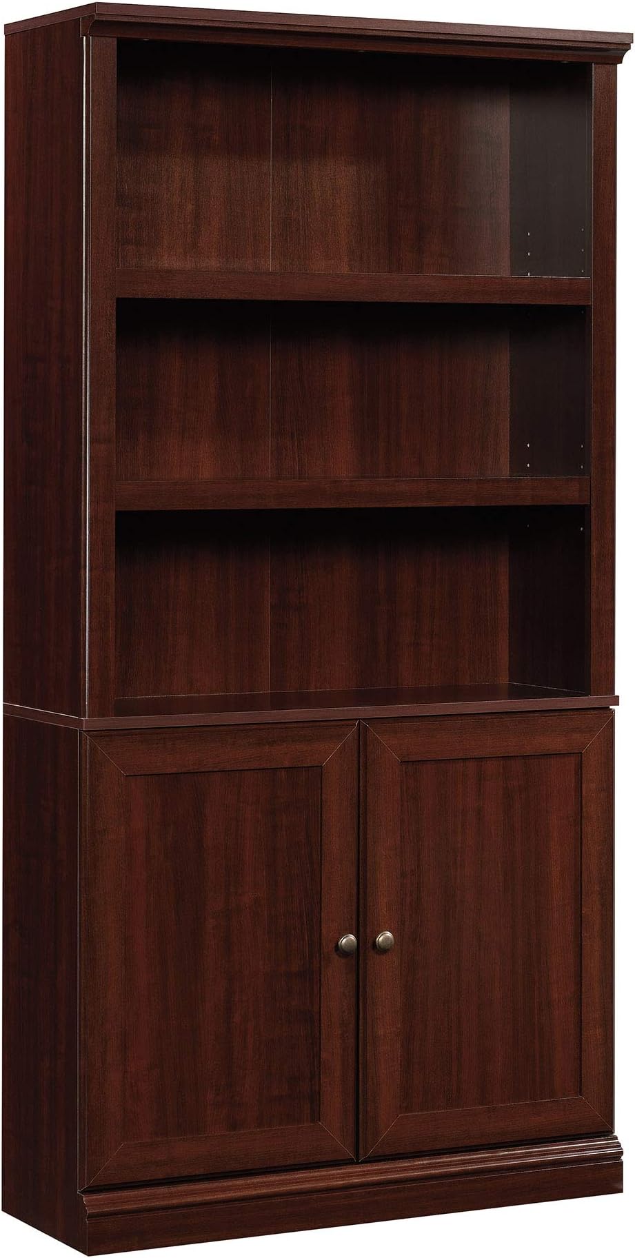 Amazon.com: Sauder Carell Furniture Engineered Wood Tall Wood Bookcase ...
