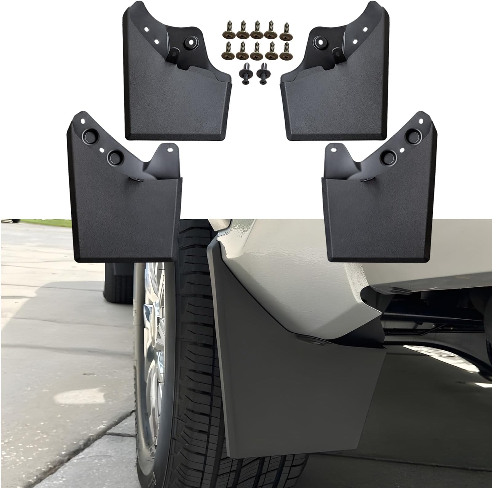 Amazon.com: Mud Flaps Compatible with Toyota Tacoma 2024 2025 - Front ...