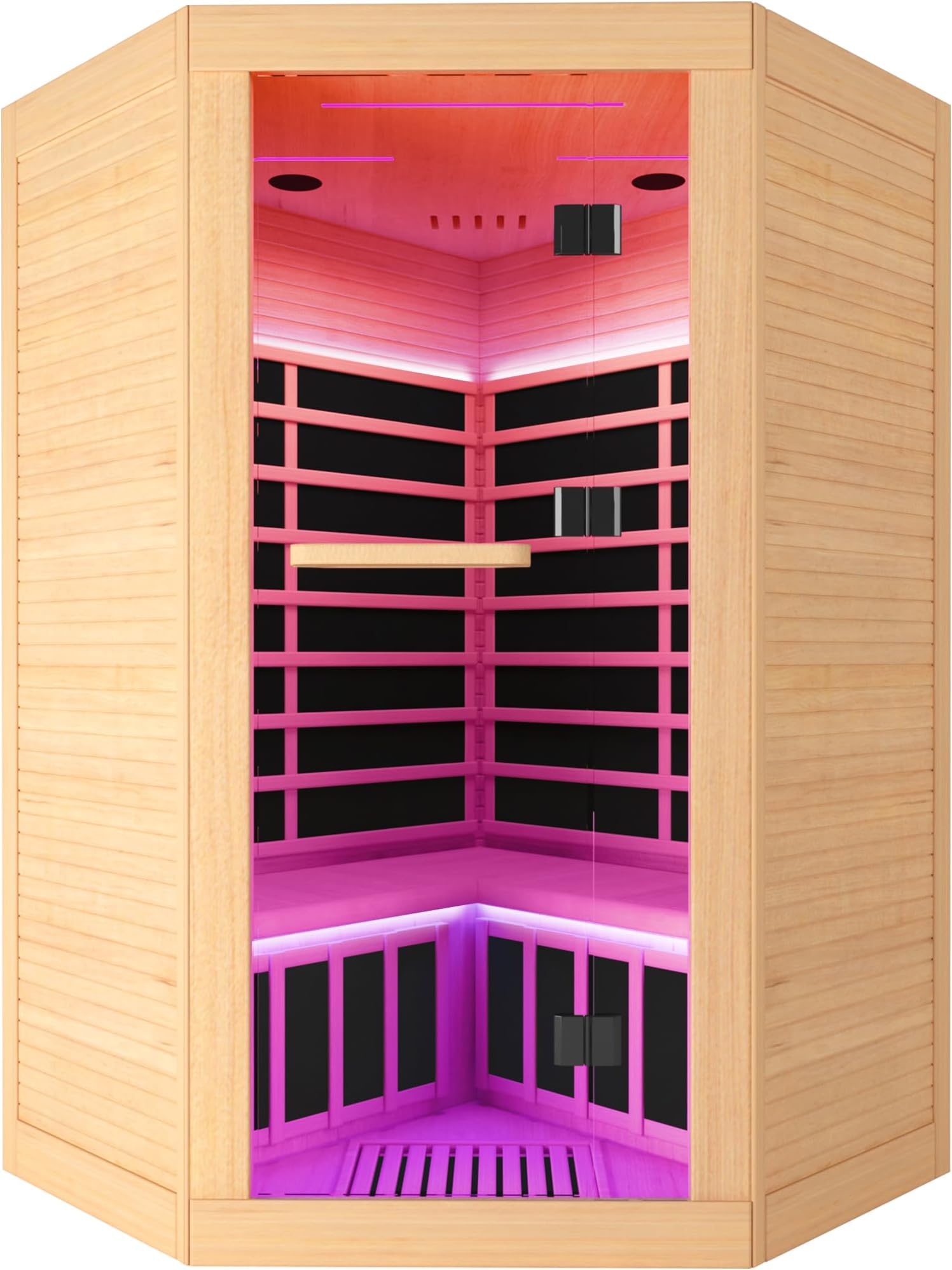 Amazon.com : OUTEXER 2-3 Person Sauna Corner Sauna Far Infrared Saunas ...