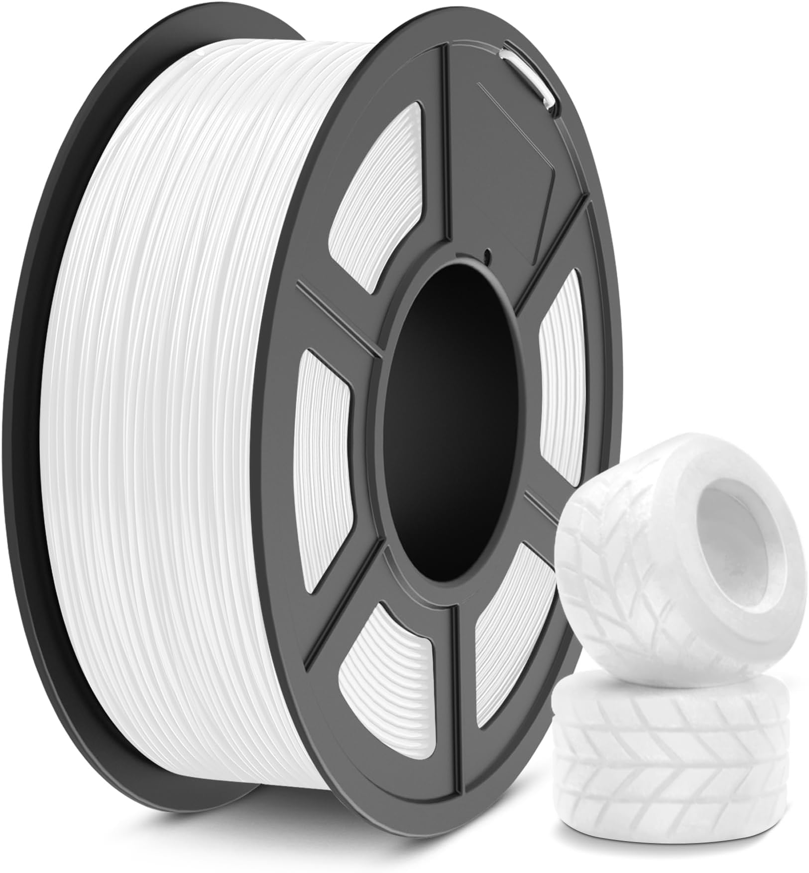 SUNLU TPU Filament,1KG Flexible 95A TPU Filament pour Imprimante 3D 1 ...