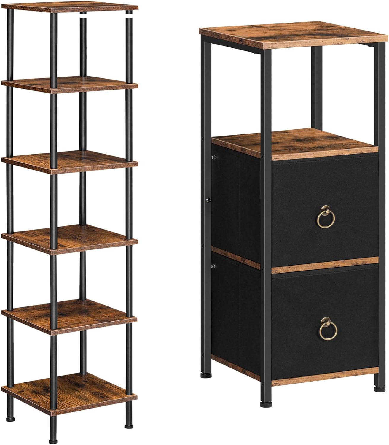 Amazon.com: HOOBRO 6-Tier Corner Shelf Corner Shelf Bundle, Corner ...