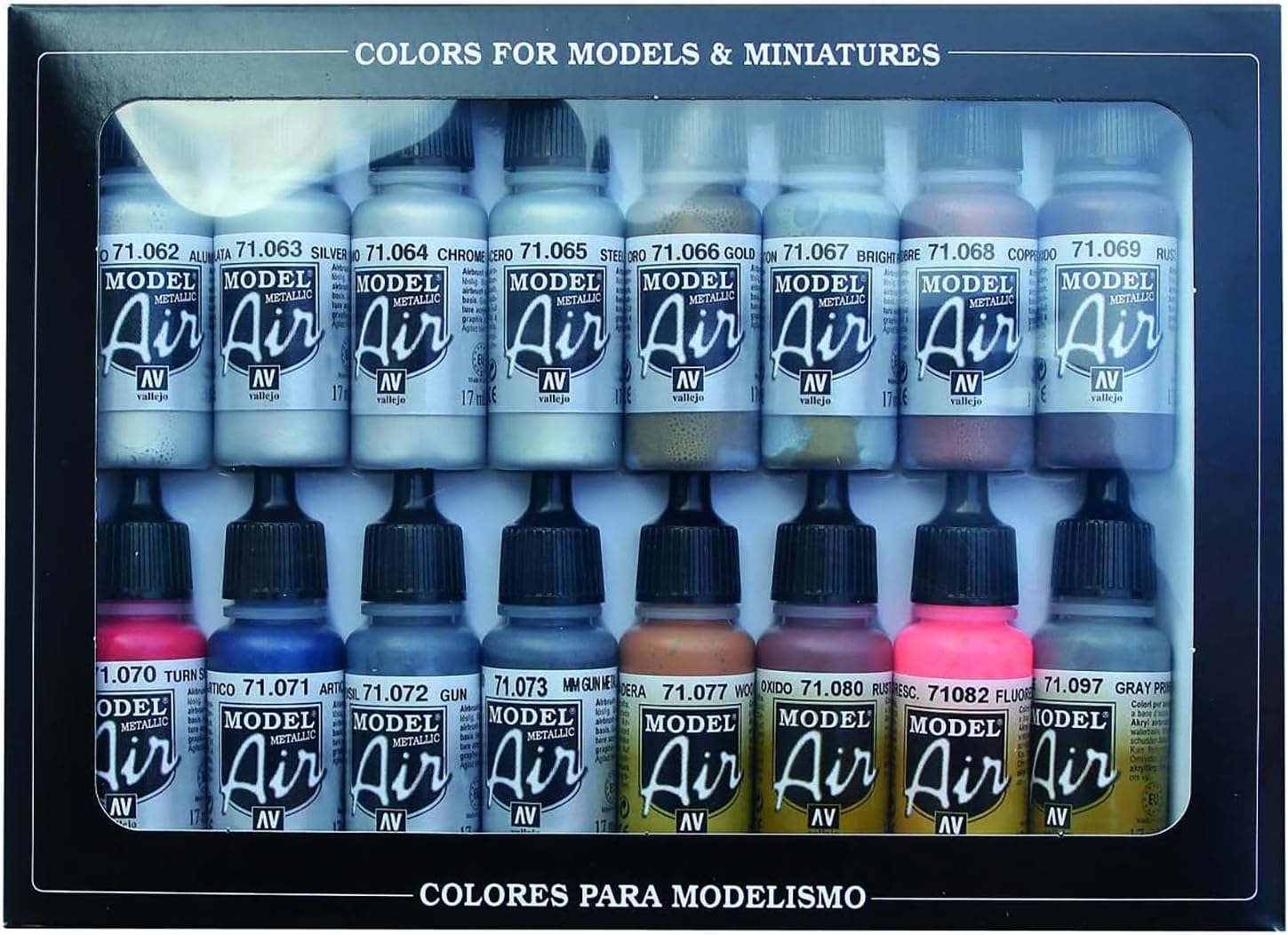 Amazon.com: Vallejo Paints: Set de colores modelo Air - Efectos ...