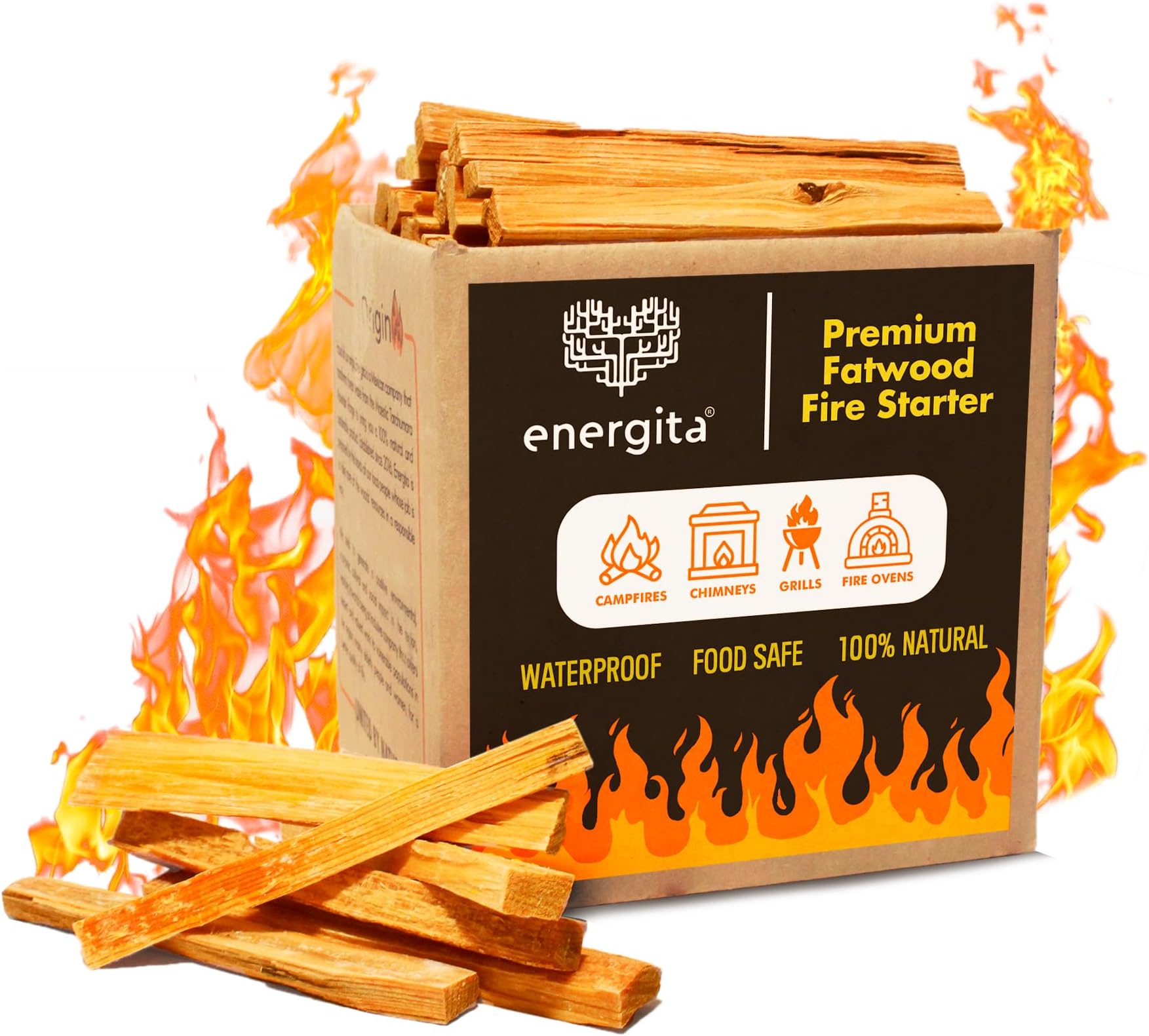 Amazon.com : FATWOOD - The Original Fire Starter Stick, Start Fires ...