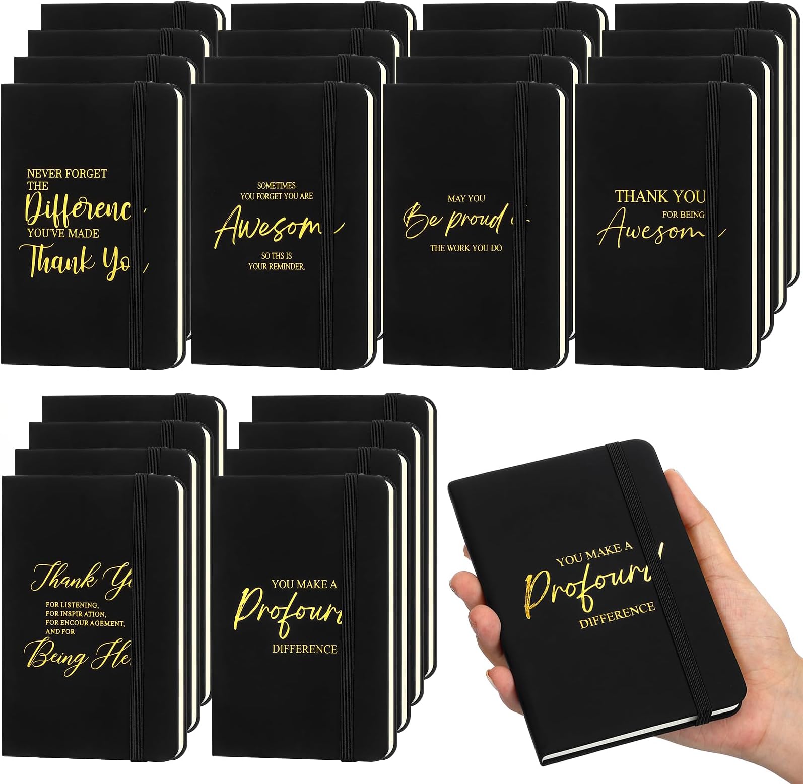 Amazon.com: Qeeenar Employee Appreciation Gifts Inspirational Notebook ...