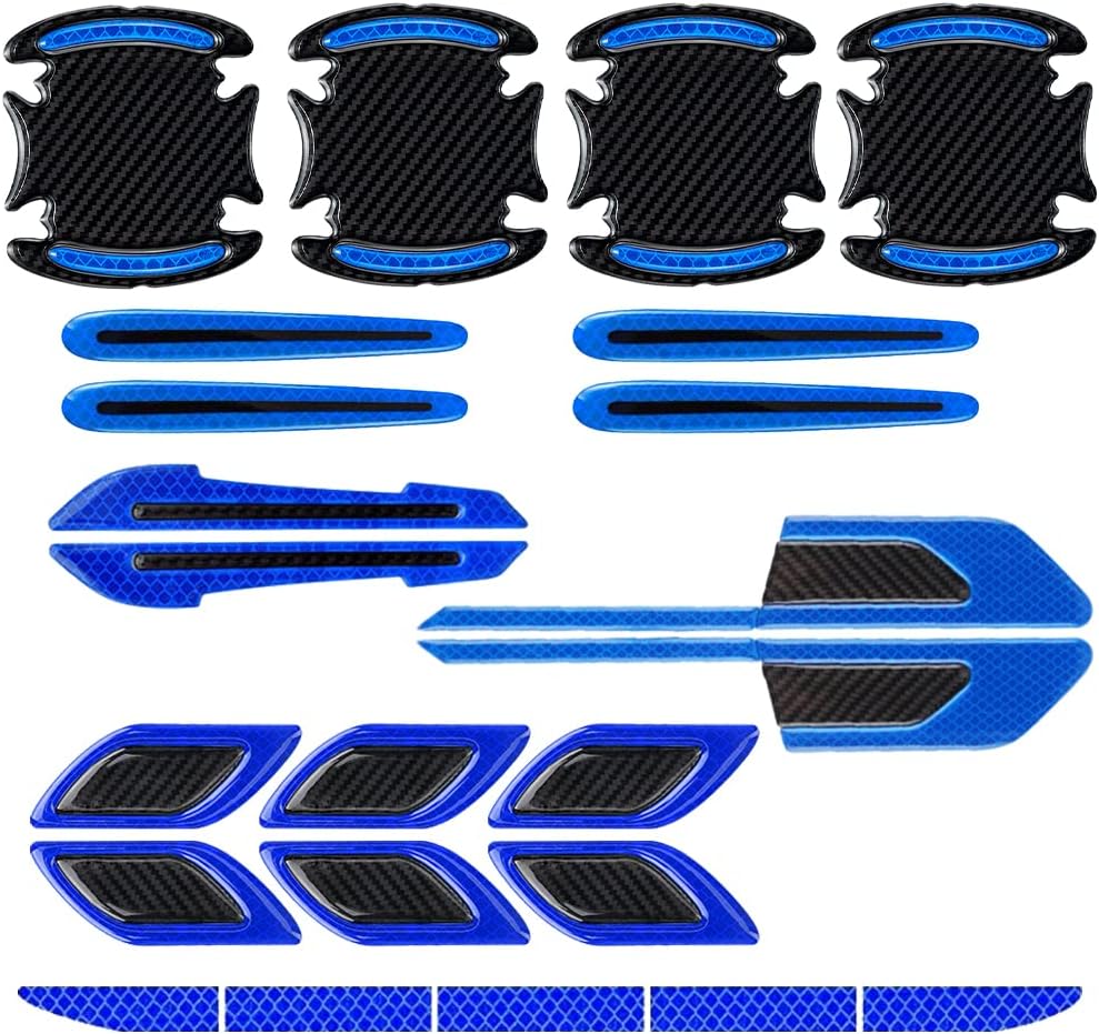 Amazon.com - 8Pcs Car Door Handle Door Bowl Stickers, 2Pcs Rearview ...