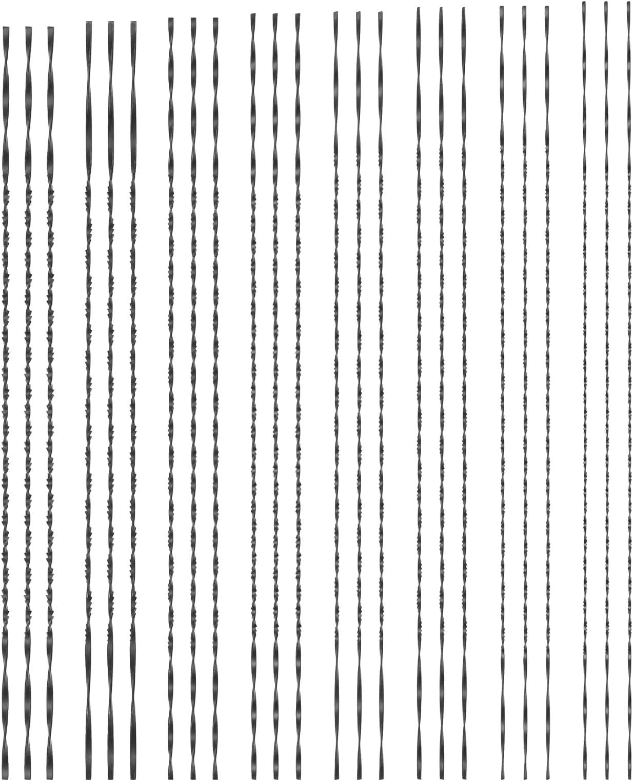 VGOL 24PCS Scroll Saw Blades Set with Spiral Teeth for Metal Wood ...