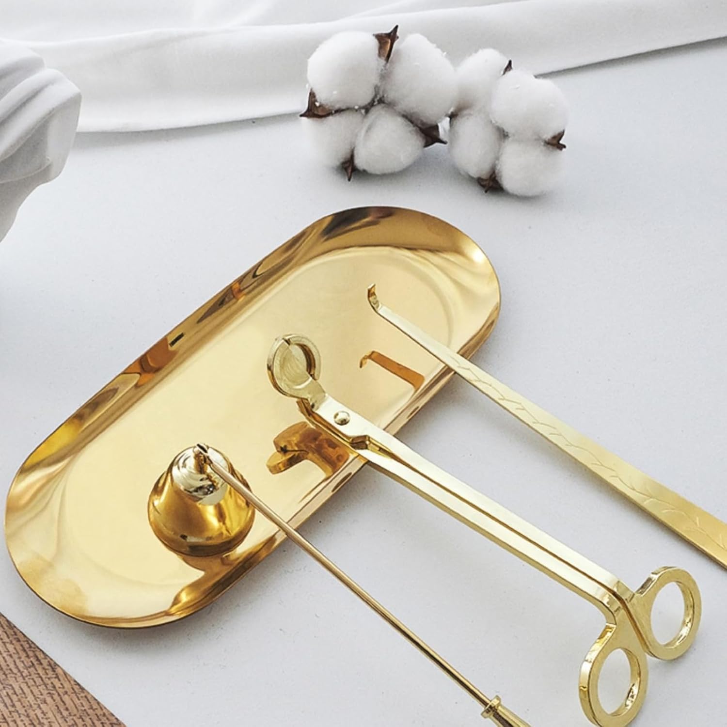 Amazon.com: INCANDESCO 4 in 1 Candle Accessories, Stainless Steel ...