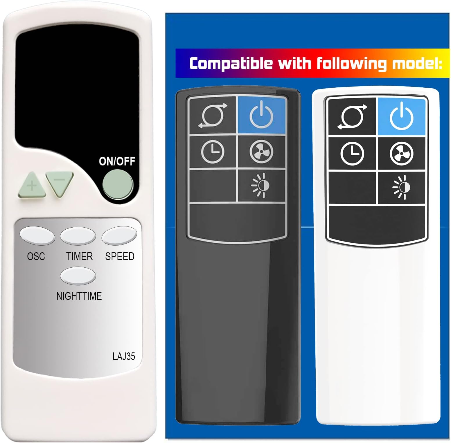 Amazon.com: Replacement Remote Control for Lasko 2033666D 2033666C ...