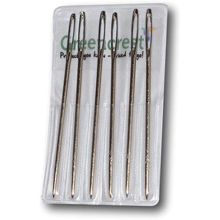 Large Eye Blunt Needles,15Pcs Yarn Knitting Hand Needles Sewing Big Eye ...