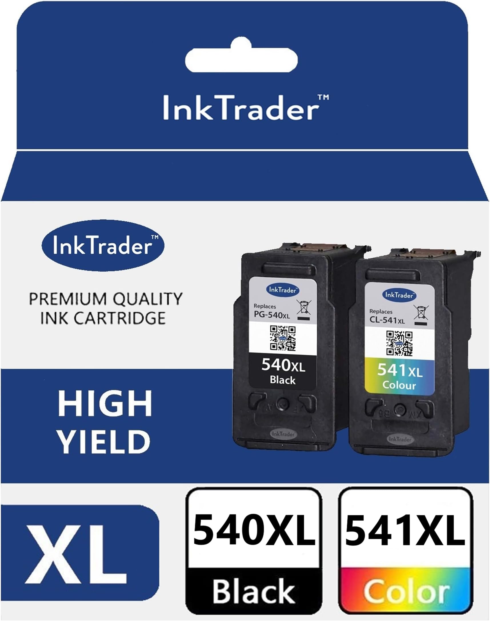 PG-540 XL & CL-541 XL Ink Cartridge Replacements For Canon PG540 ...