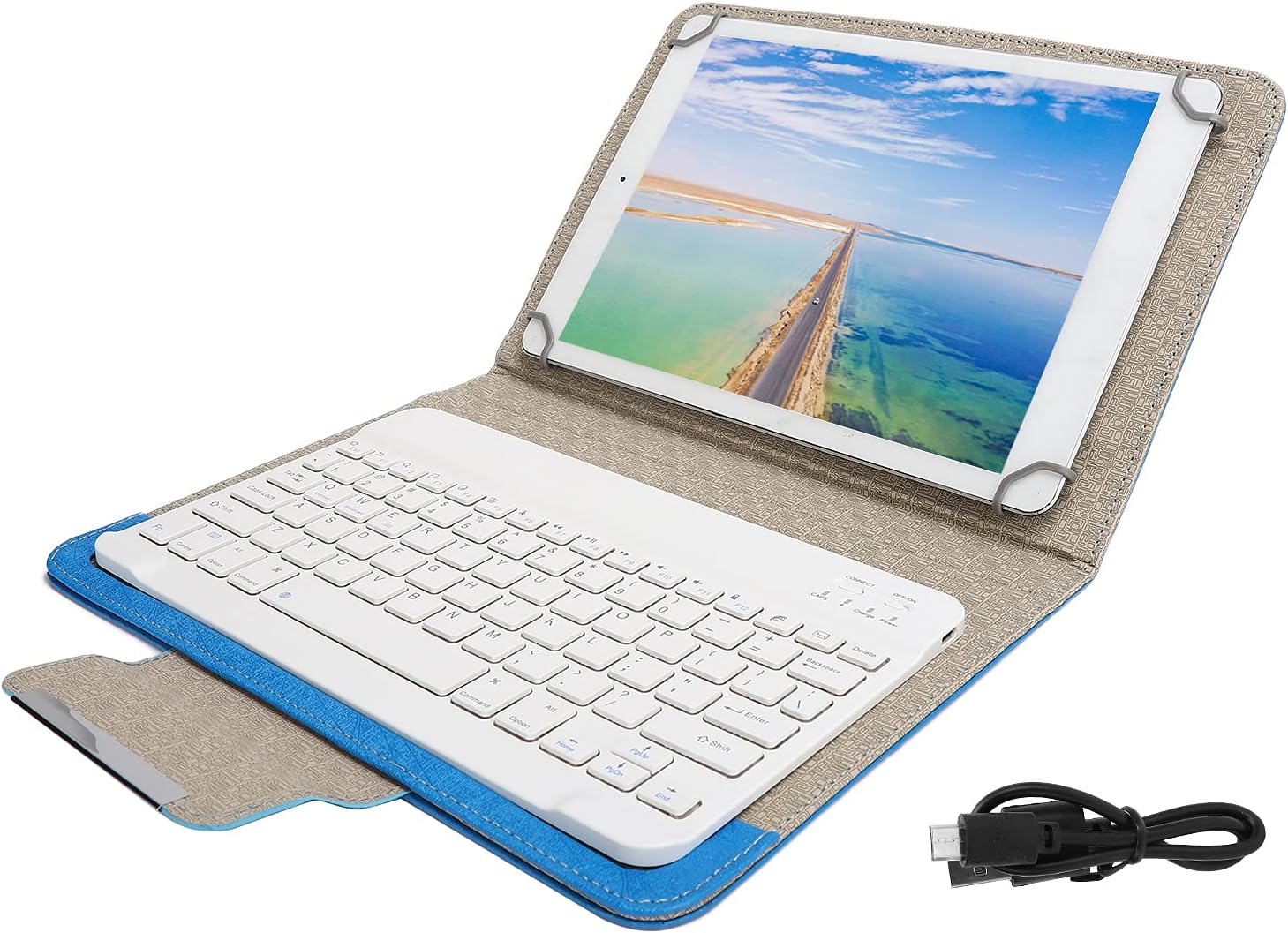 Universal Tablet Keyboard Case, Universal 9.7‑10.1 inch Tablet Keyboard ...