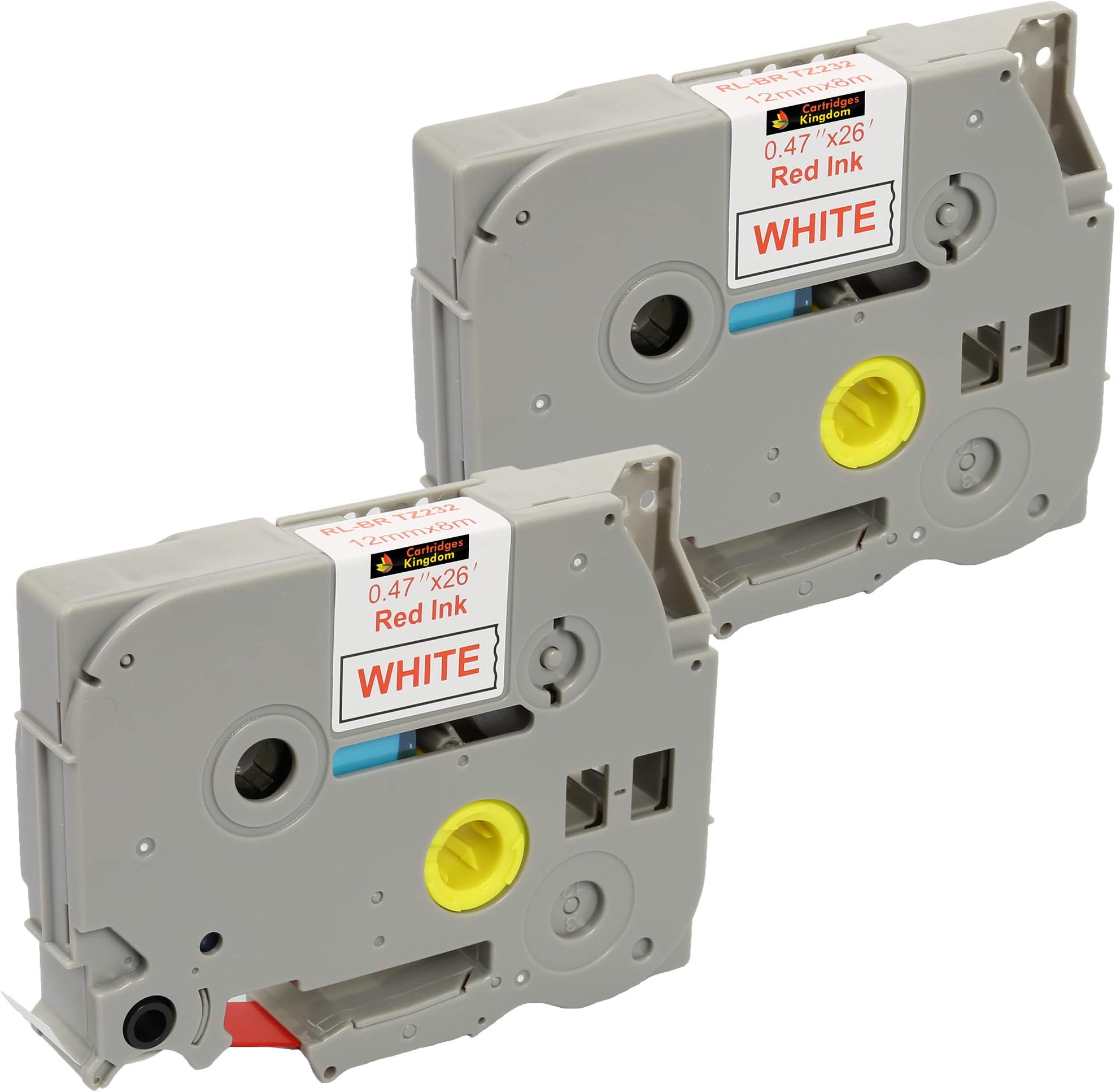 Brother P-Touch 12mm White on Black TZE335 Labelling Tape : Amazon.co ...