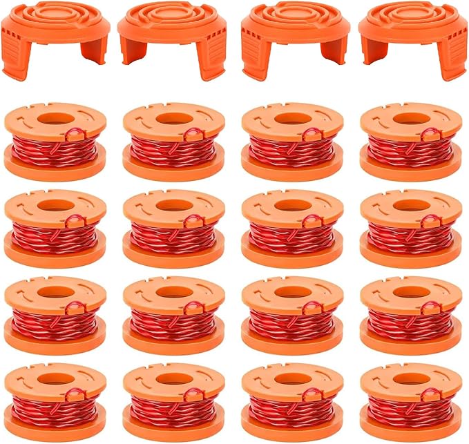 Amazon.com : Evenlinkics 20 Pack WA0010 Replacement Spool for Worx Weed Eater String, Compatible ...