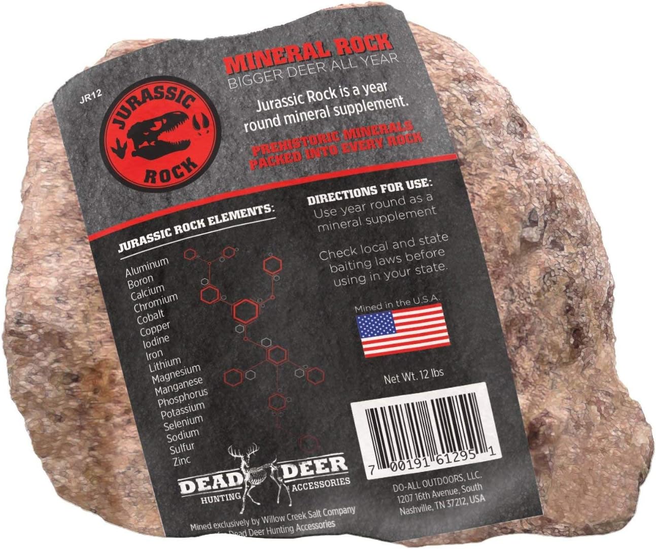 Amazon.com : Do-All Outdoors Jurassic Rock Deer Mineral Supplement ...