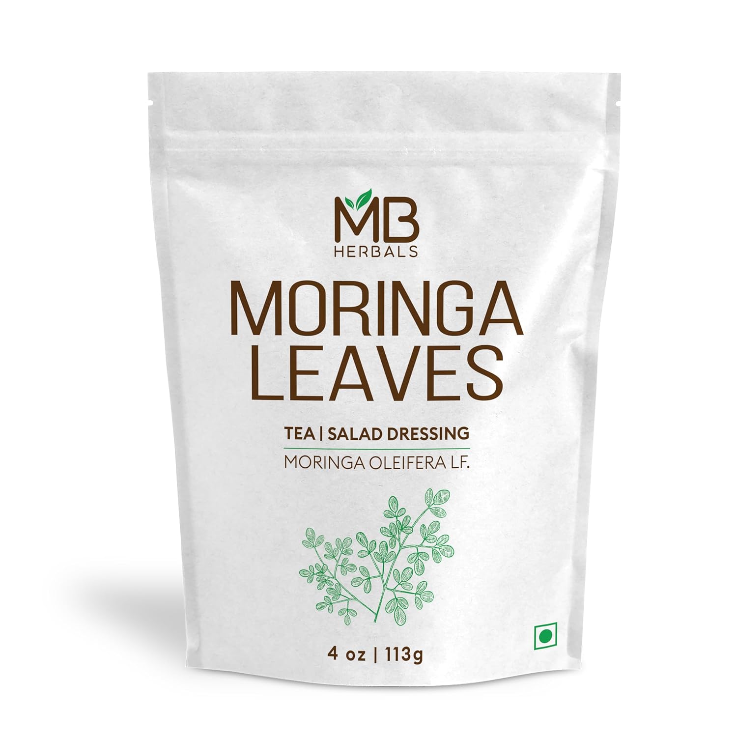 Amazon.com : MB Herbals Moringa Leaves 4 oz | 113 Gram T-Cut Moringa ...