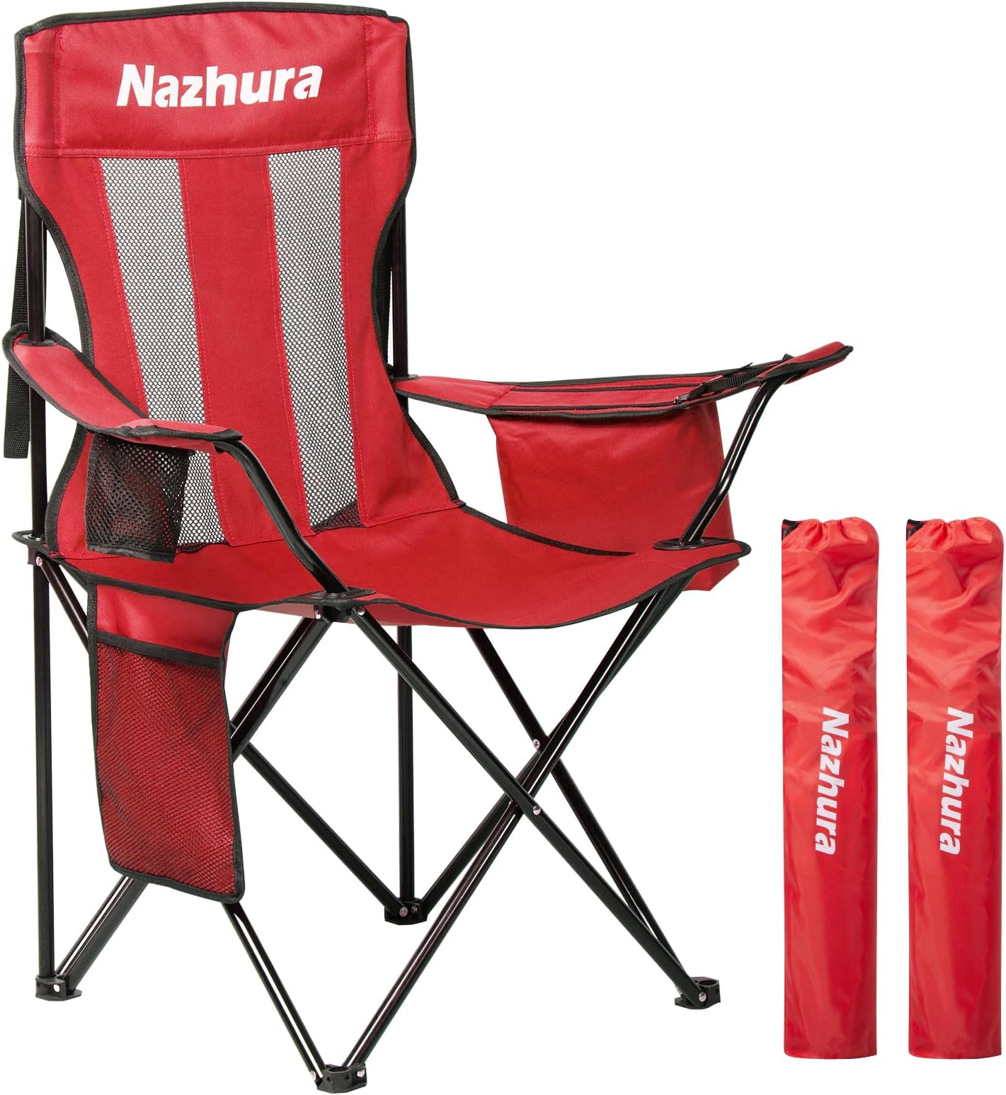 Amazon.com: Ozark Trail Folding Chair Red (pack of 2) : Sports & Outdoors