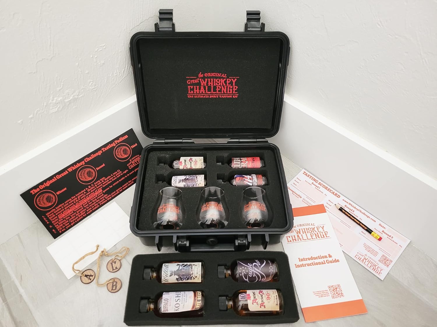 Amazon.com | Great Whiskey Challenge Hard Case Travel Kit - Small with ...