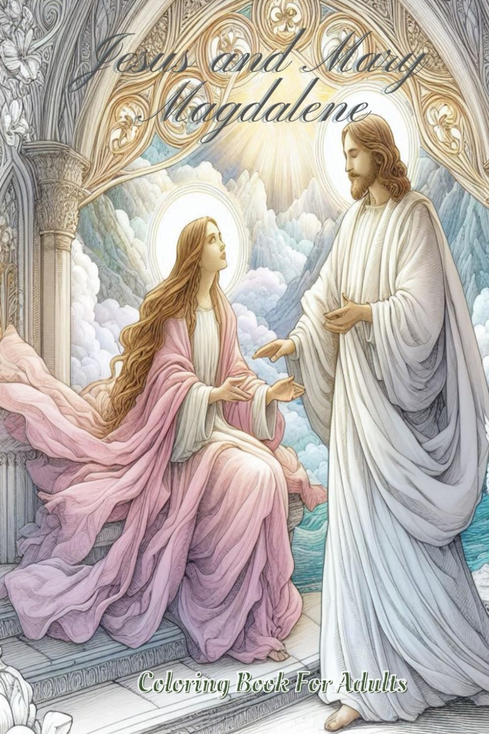 Amazon.com: Jesus And Mary Magdalene: Coloring Book For Adults (Light ...