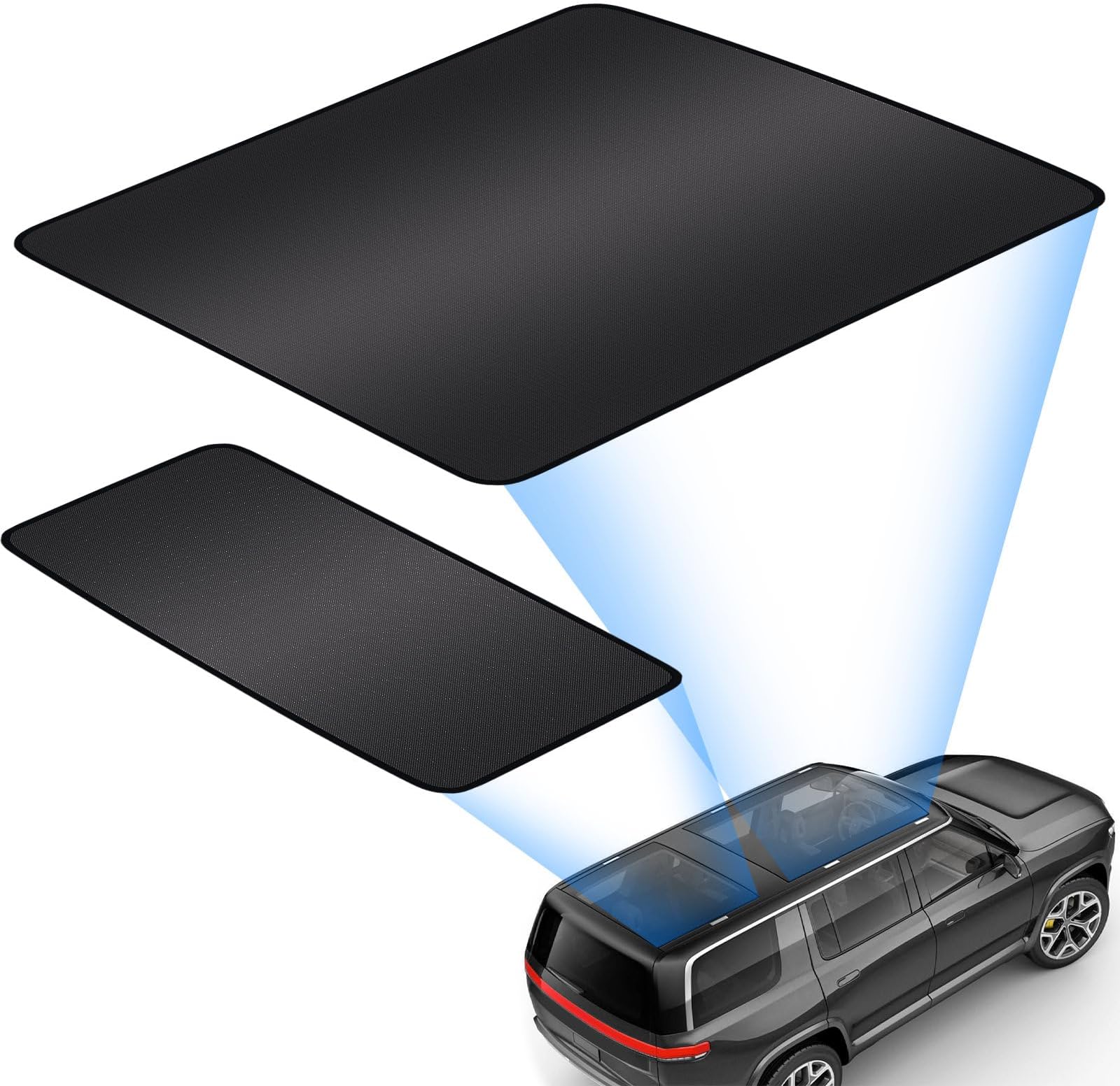 Amazon.com: Klutchtech Glass Roof Sunshade for R1S, Sunroof Covers ...
