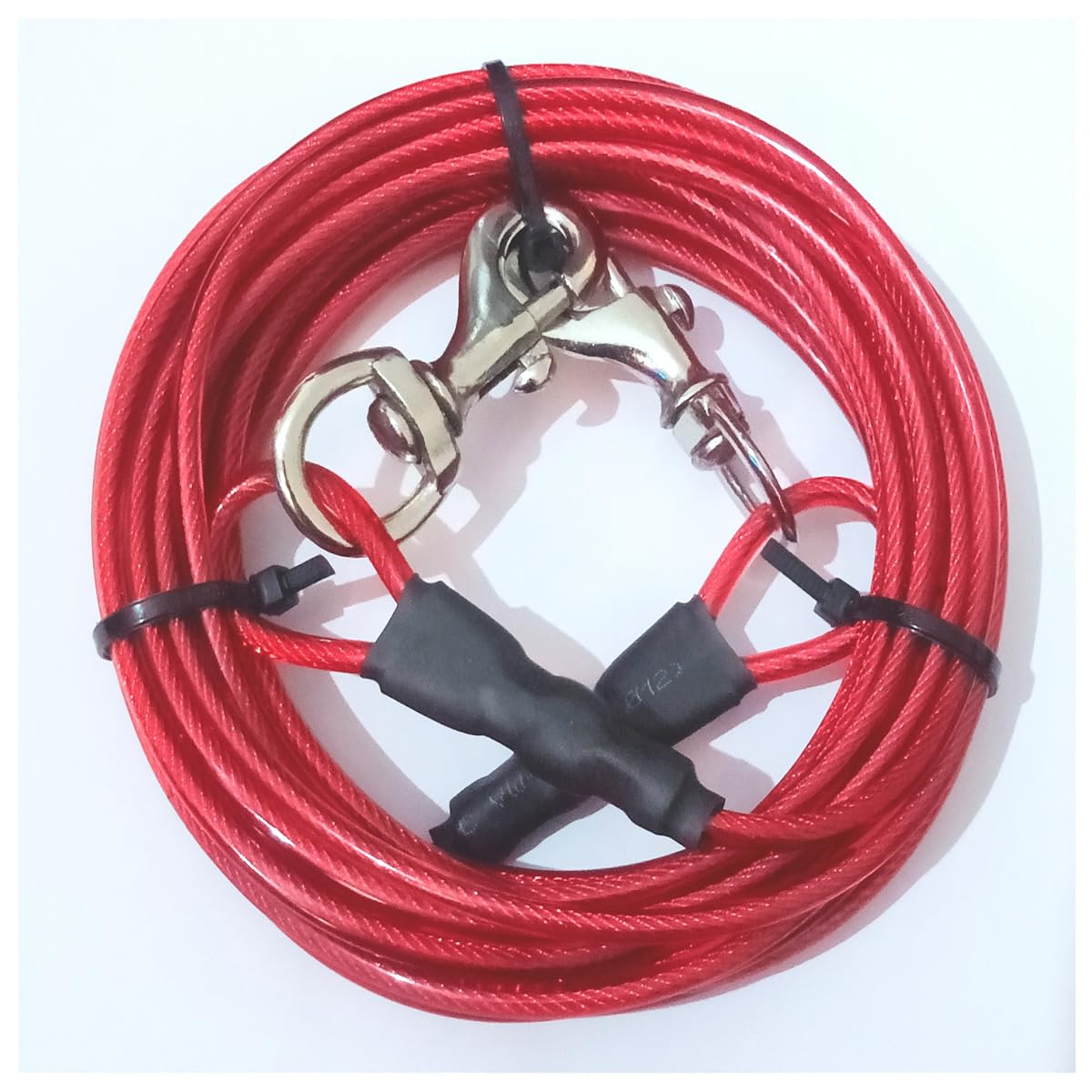 DUBIDU.4mm,(30" Ft) Pet Tie Out Cable for Dogs Up to 125 Pounds,10 to ...