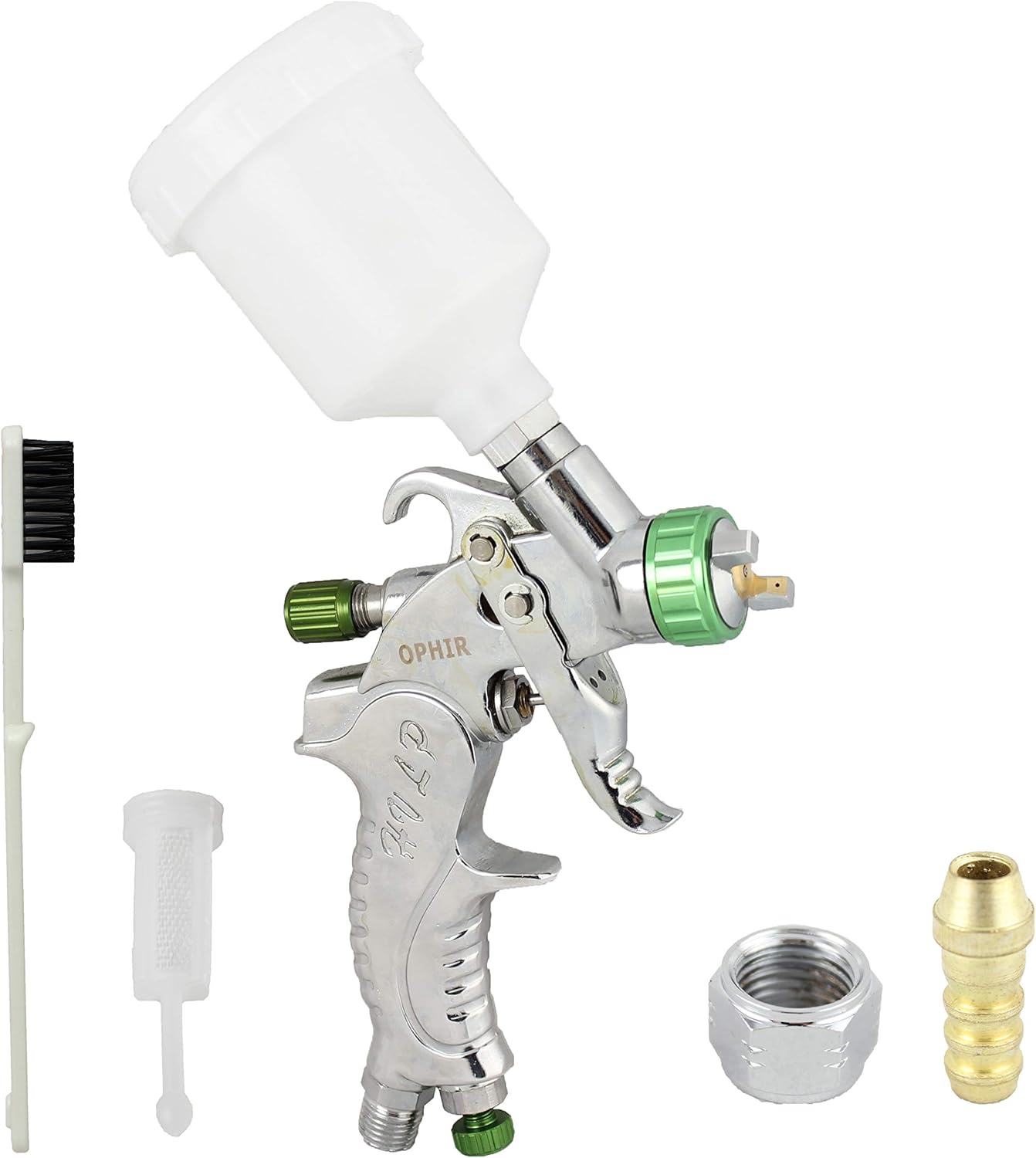 OPHIR Mini Detail Touch Up HVLP Spray Gun 1.0mm Tip Basecoat Auto Paint ...