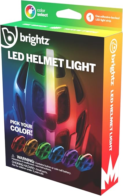 Amazon.com: Brightz LED Bike Helmet Light : Sports & Outdoors