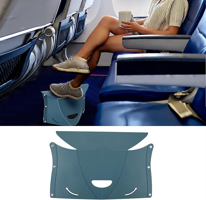 Amazon.com: Travel Foot Rest for Airplane & Office - Portable Under ...