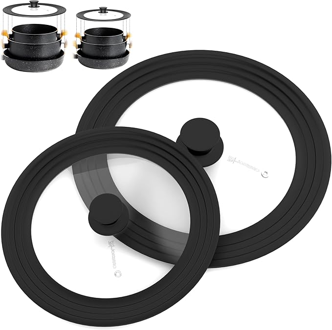 Amazon.com: LSR Loreso Universal Pan Lid for Pots Pans and Skillets 7.5 ...