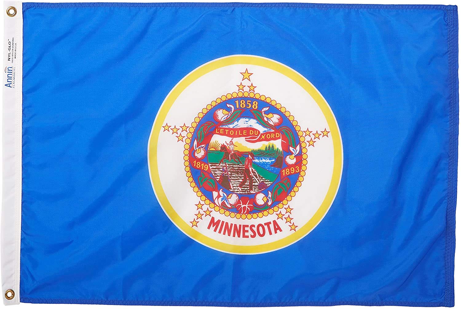 Snapklik.com : Annin Flagmakers Minnesota State Flag USA-Made To ...