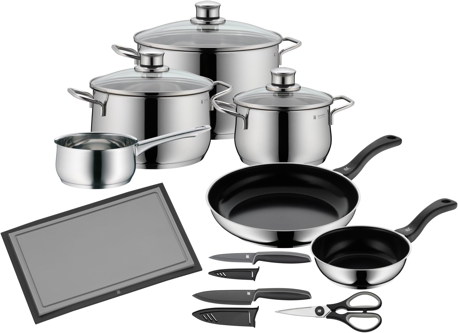 WMF Diadem Plus Topfset Induktion 10-teilig, Kochtopf Set mit ...