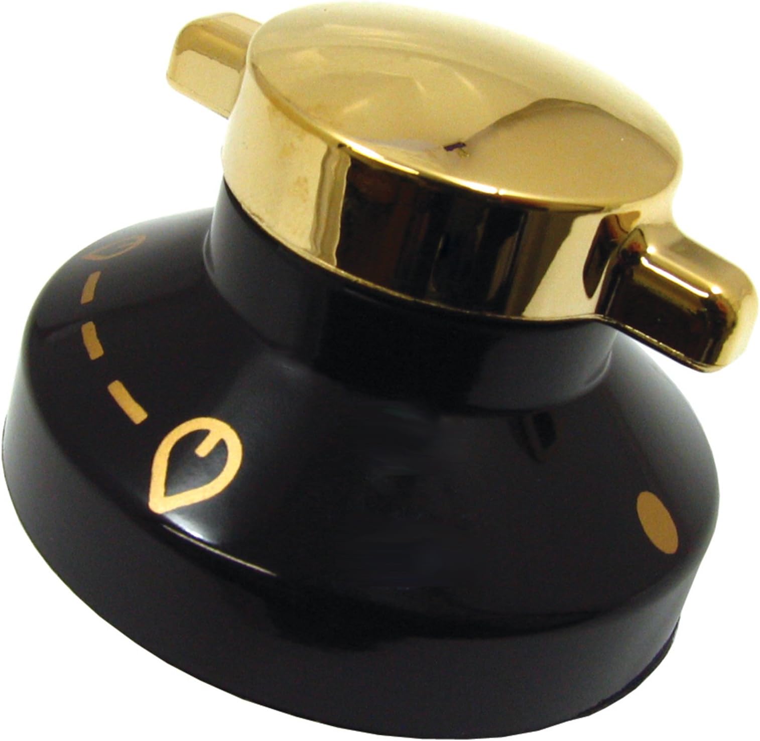 Stoves Genuine Gas Oven / Cooker / Hob Flame Control Knob (Black & Gold ...