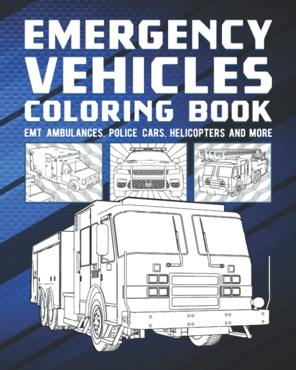 Emergency Vehicles Coloring Pages