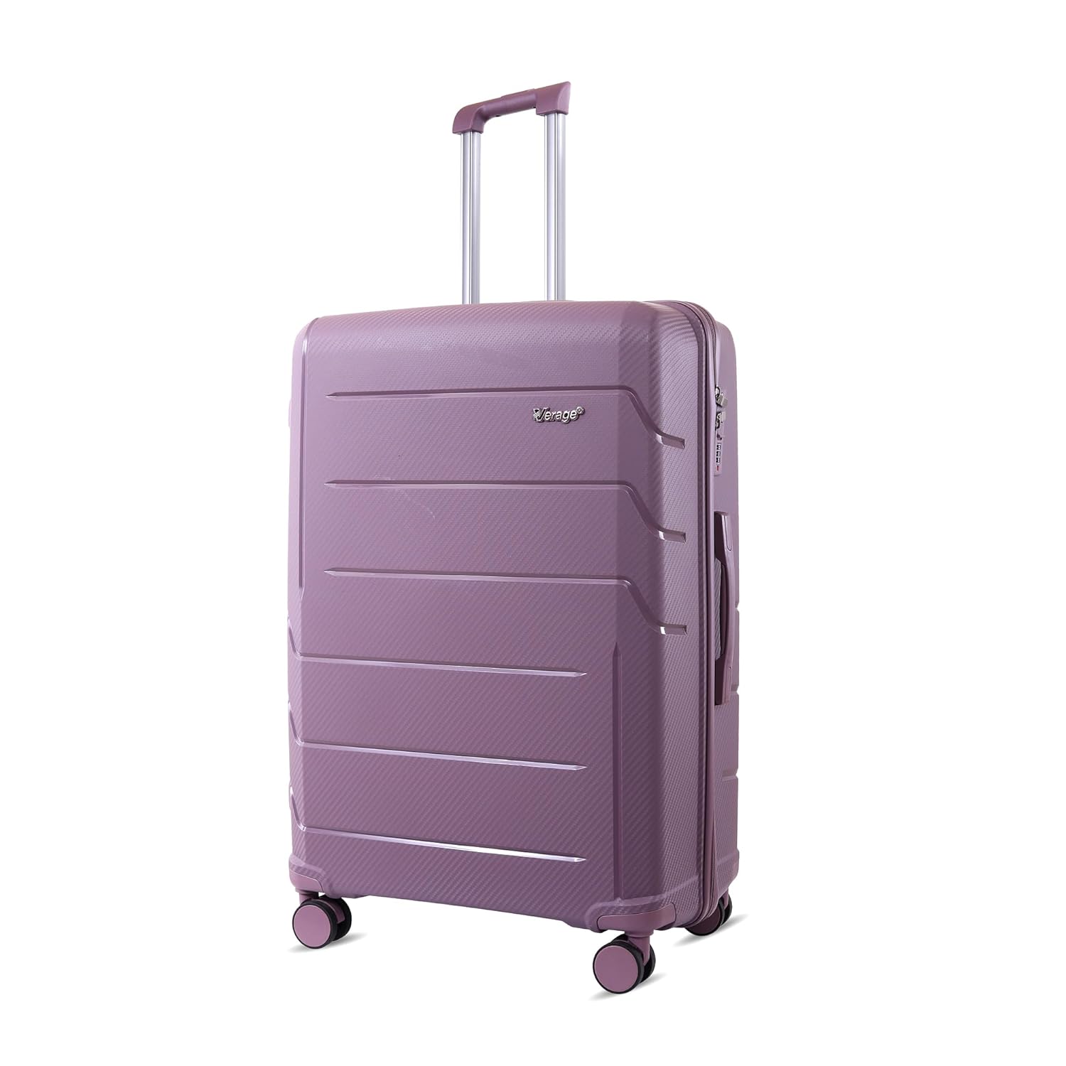 Verage V-Lite Orion 78 cms Purple Hard Sided Check-in Size Luggage ...
