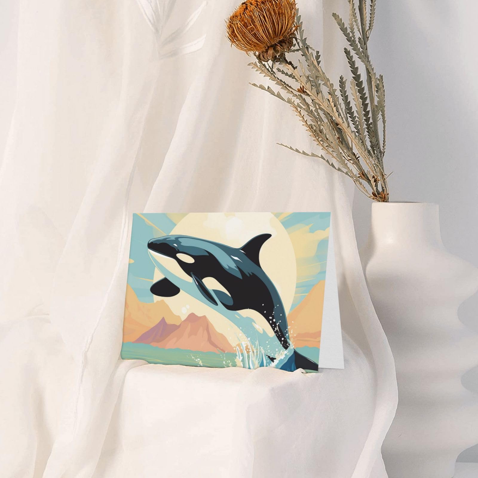 Orca Wedding Authentic Kabana 14k Yellow Gold, Medium Orca Ring
