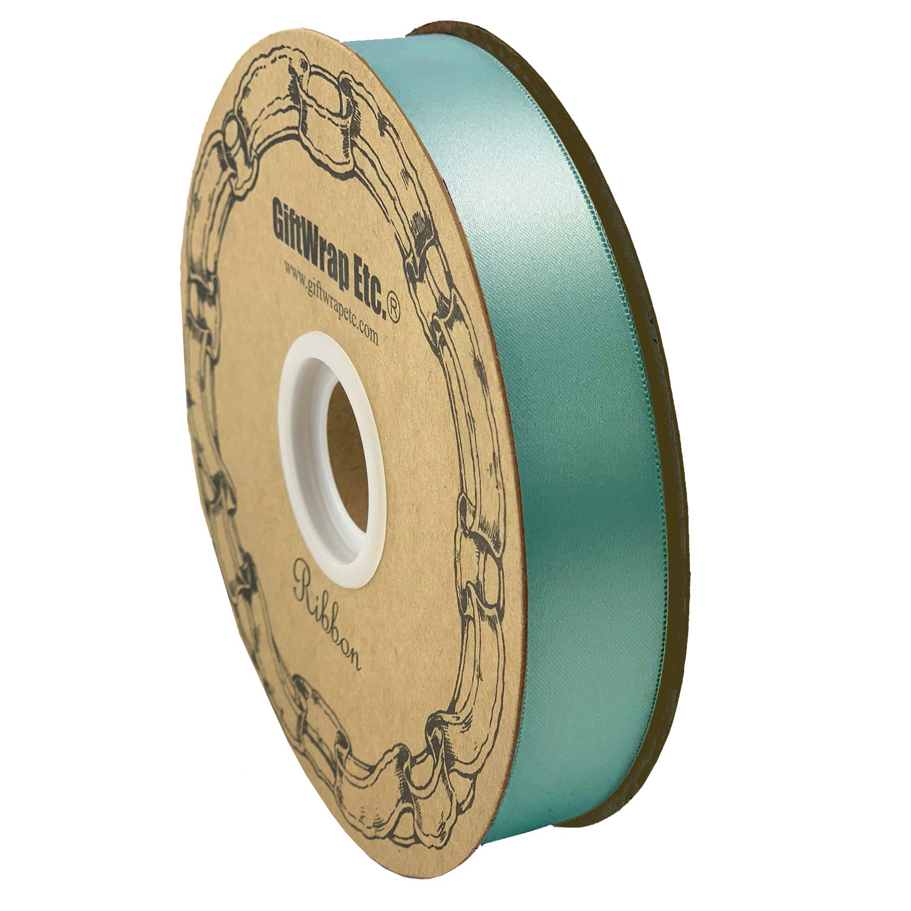Amazon.com: Mint Green Satin Fabric Ribbon - 1" x 100 Yards, Holiday ...