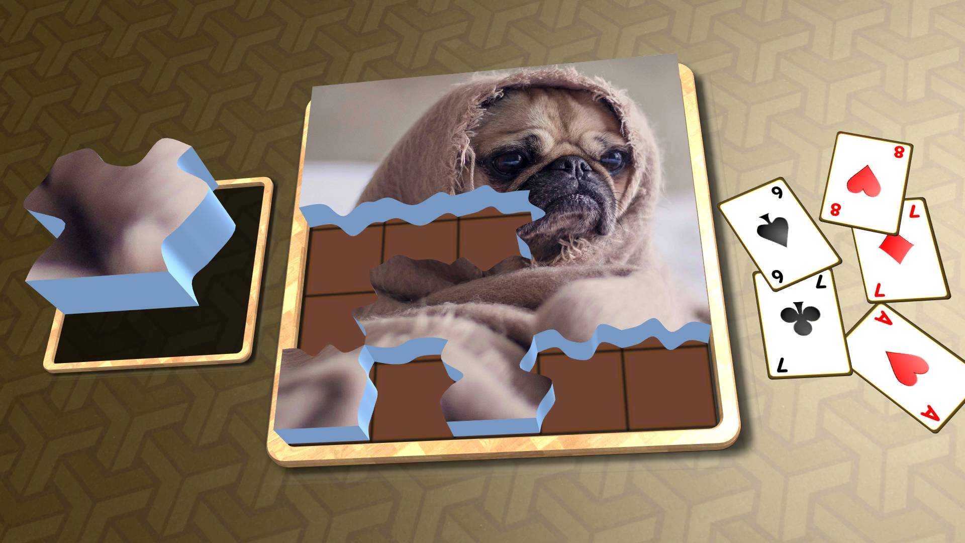 Jigsaw Solitaire - Dogs FireTV - App on Amazon Appstore