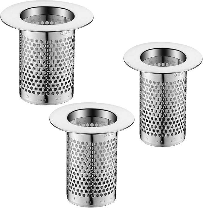 Shower Drain Hair Catchers, 3 Sizes Hair Catcher for Shower Tray Filter ...